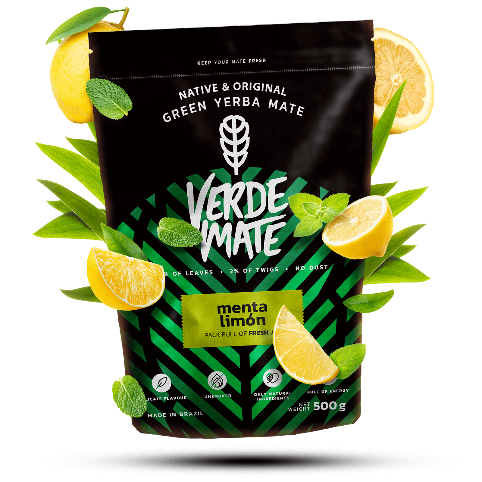 Guarani Menta Limon 500g + Verde Mate Green Menta Limon 500g | MateMundo.ro