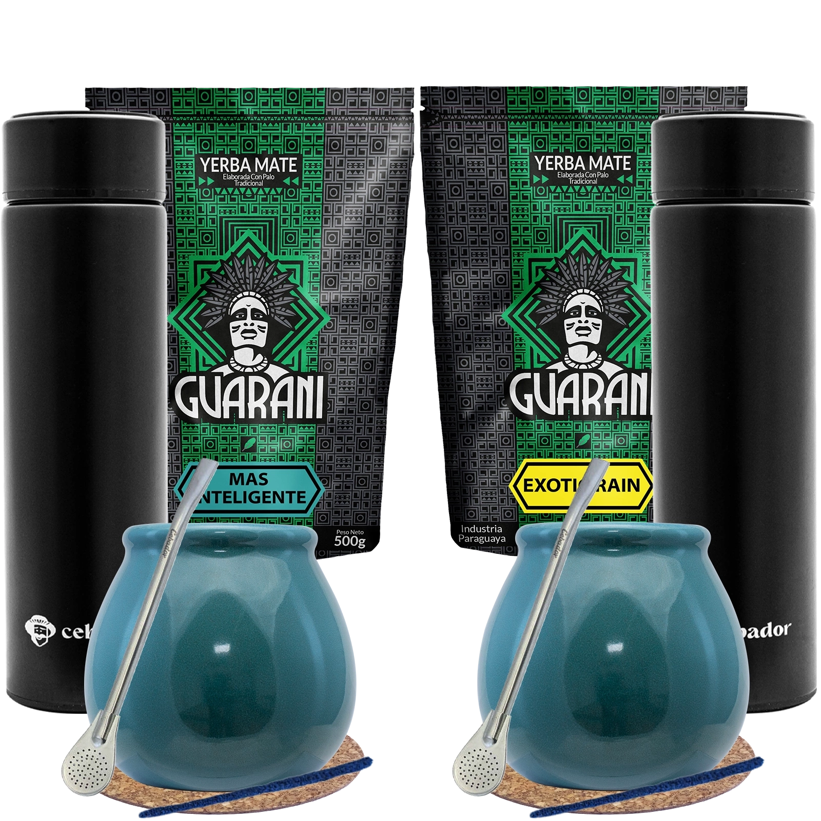 Kit de Yerba Mate pentru doi + Termos | MateMundo.ro